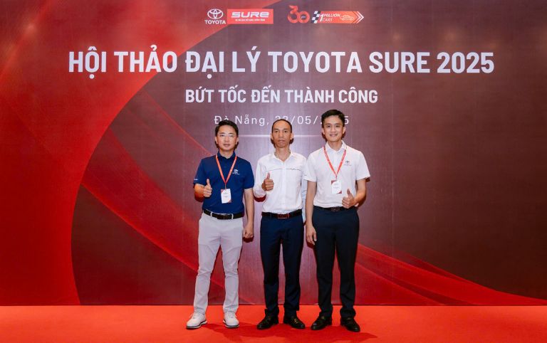Toyota Bắc Giang lọt Top 3 Hội thi Tay nghề Toyota Sure 2025